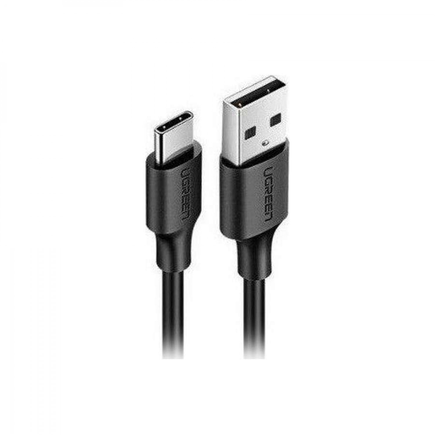 Ugreen Regular USB 2.0 Cable USB-C male - USB-A male Μαύρο 1.5m (60117)